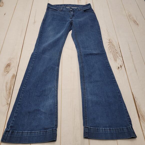 Kimes Ranch | Jeans | Lola Kimes Ranch Flare Jeans Wide Leg Low Rise Medium Blue Wash | Poshmark